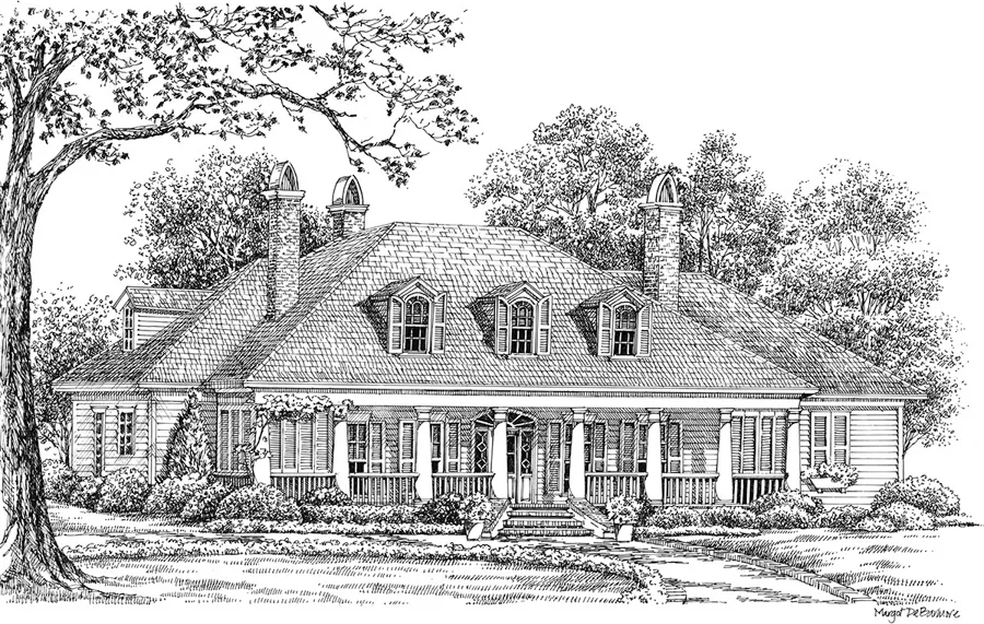 Butlers Corner House Plan | Southern Living House Plans